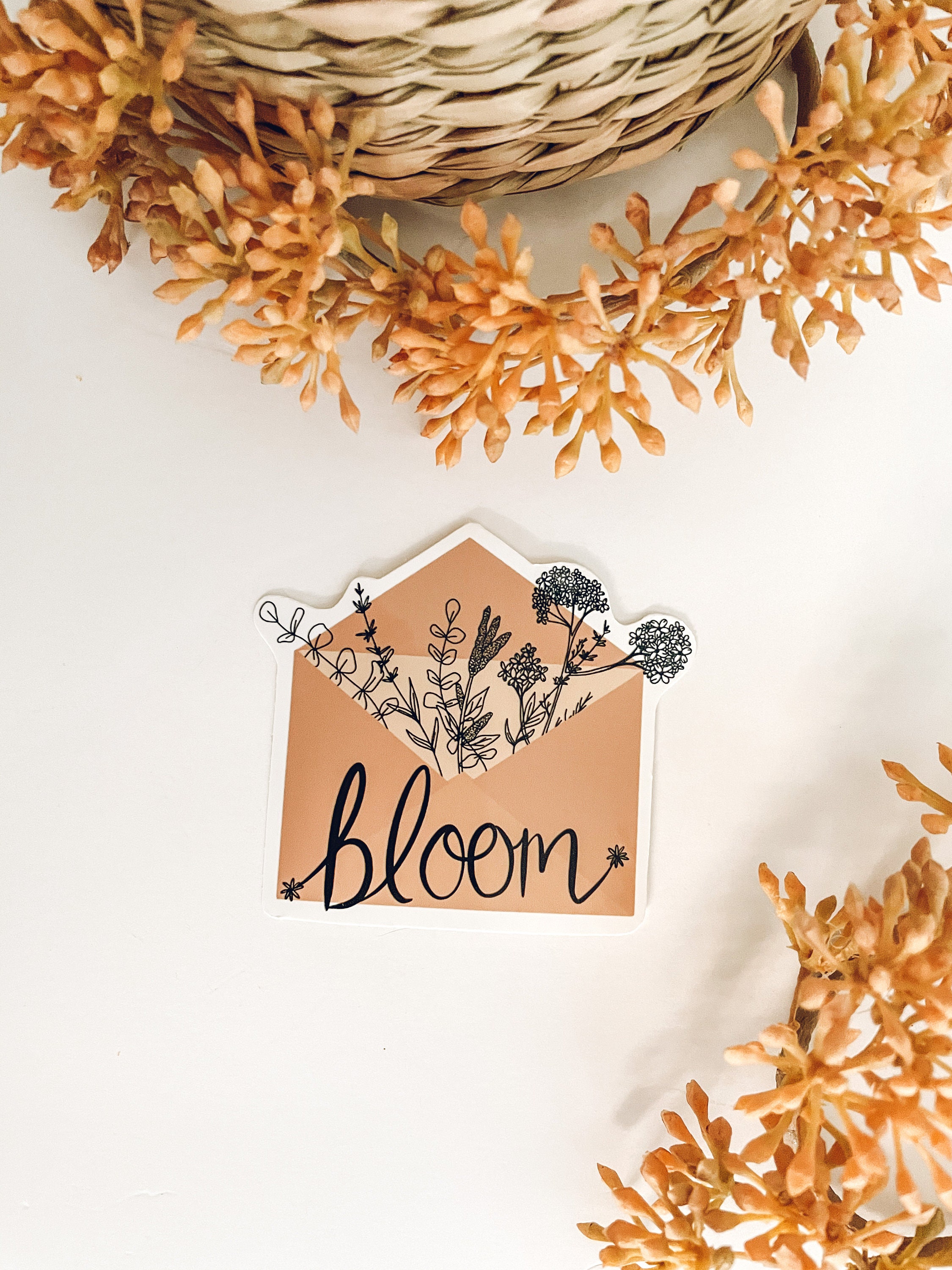 Flower Sticker Envelope Sticker Flower Envelope Sticker - Etsy UK