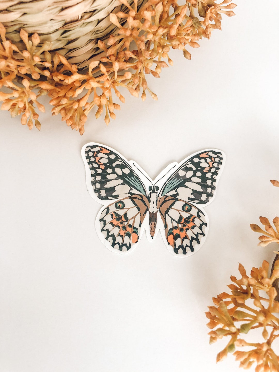 Butterfly Sticker Monarch Sticker Weatherproof Sticker - Etsy