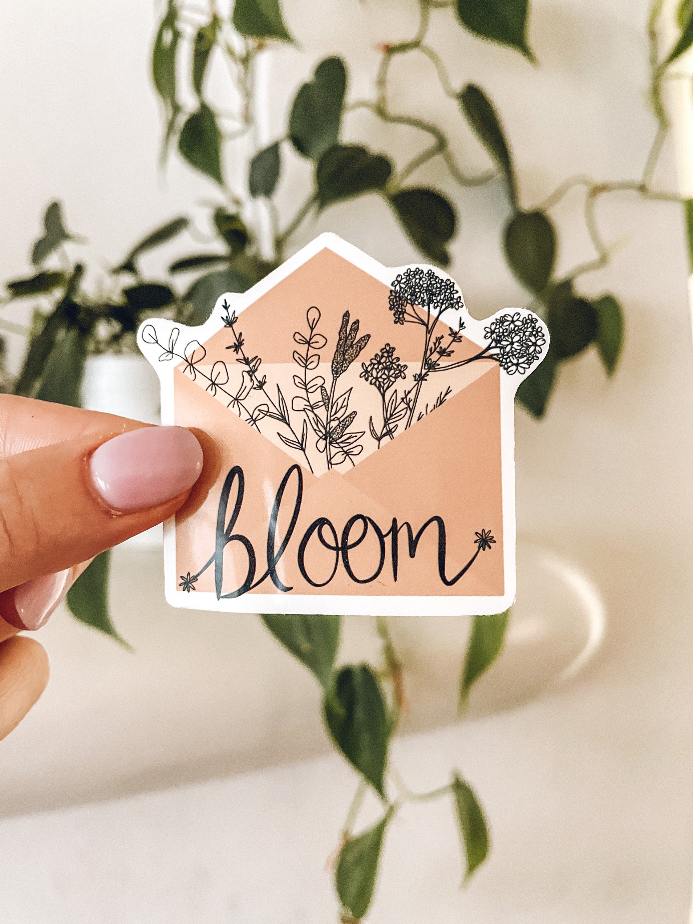 Flower Sticker Envelope Sticker Flower Envelope Sticker - Etsy UK
