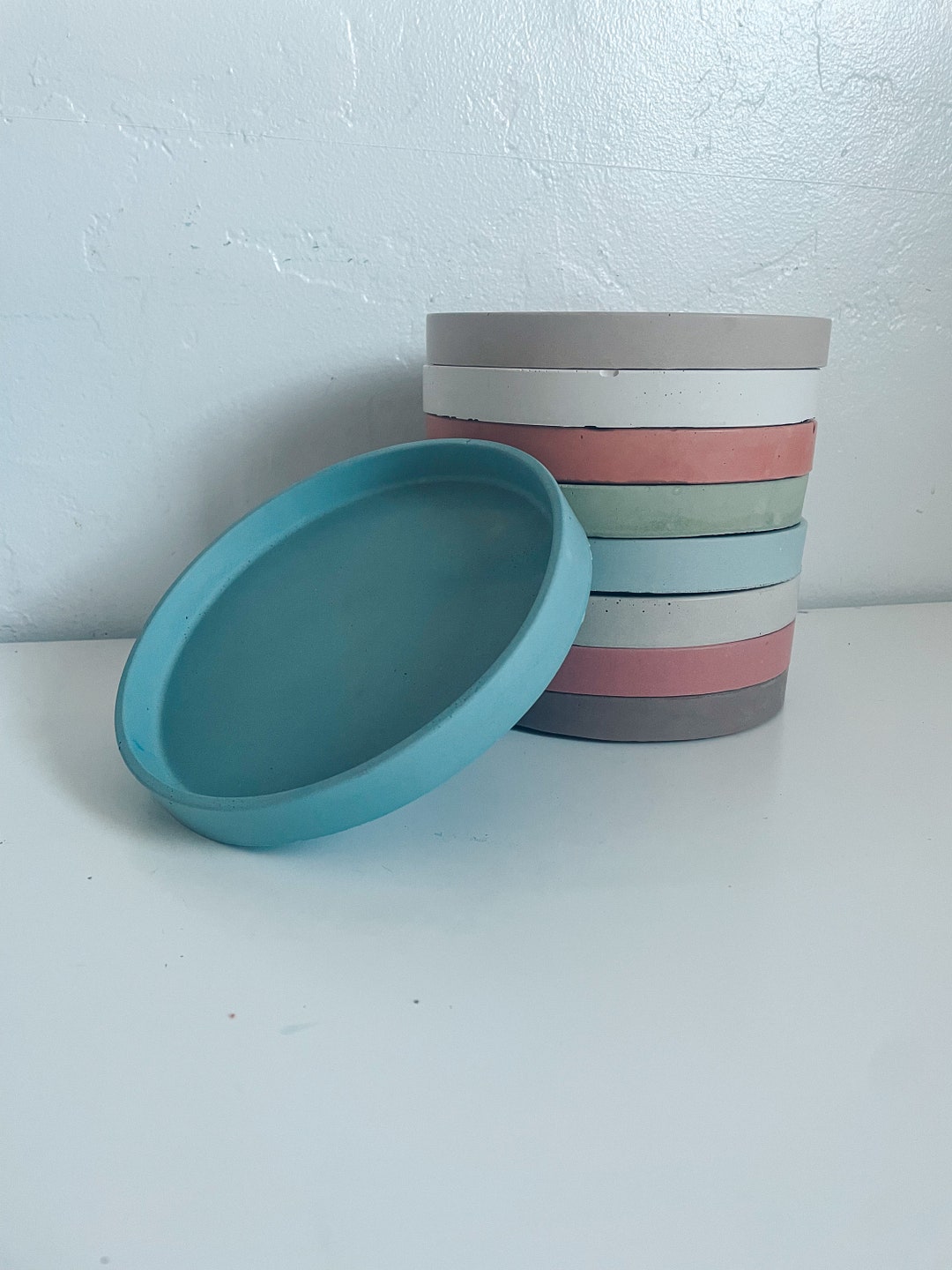 Planter Drip Tray 6 Inch Tray Drainage Tray Concrete - Etsy