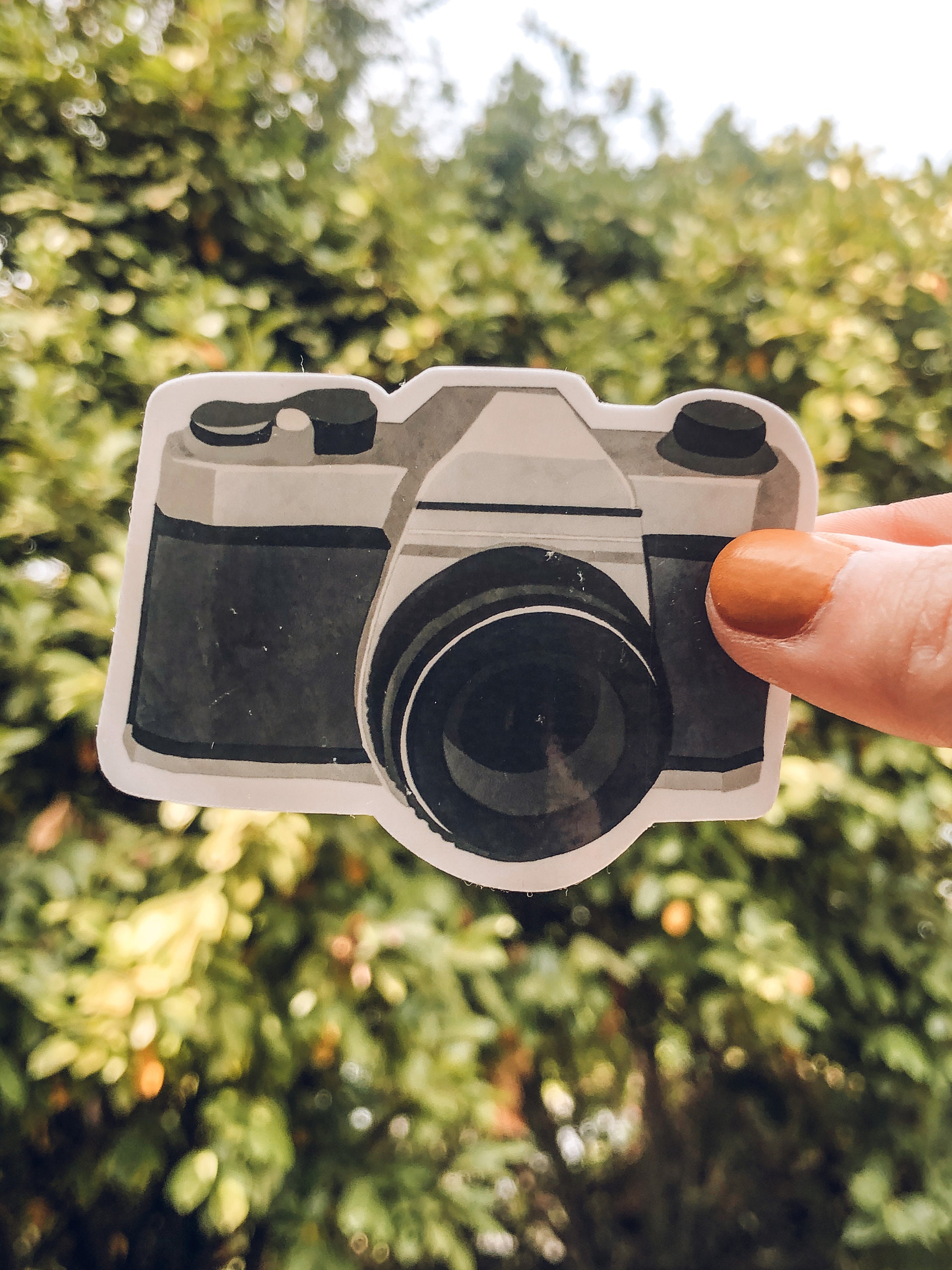 Vintage Camera Sticker Film Camera Sticker Weatherproof | Etsy