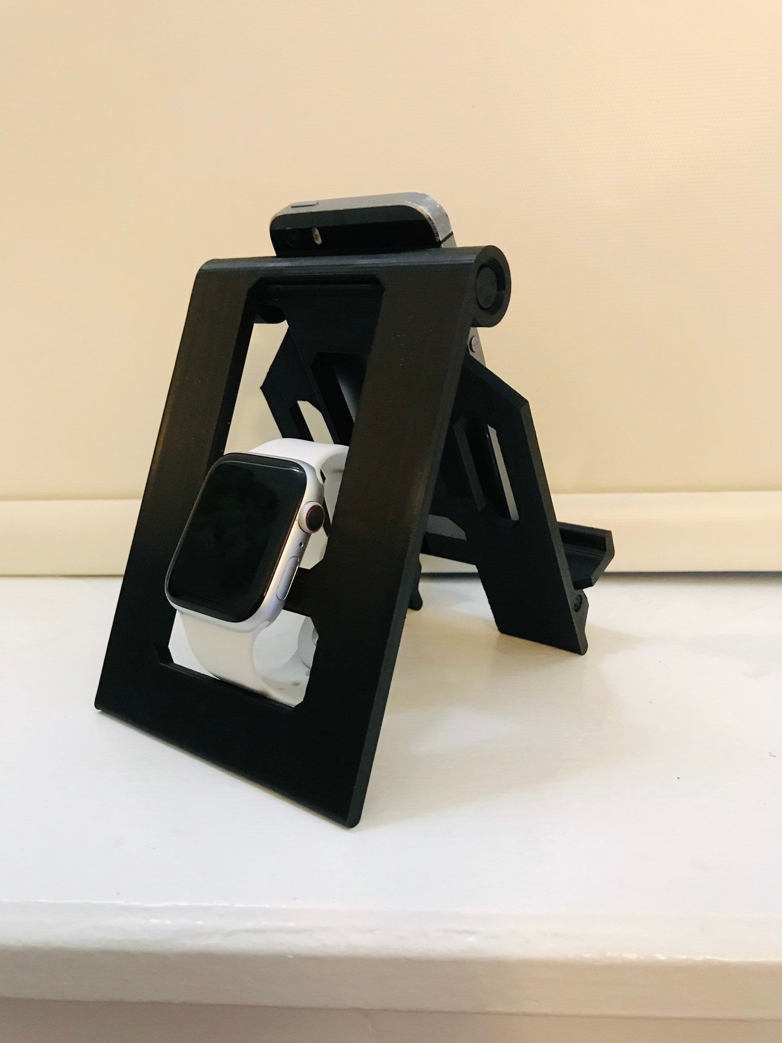 Folding Cellphone Stand and Smart Watch Device Holder - Etsy