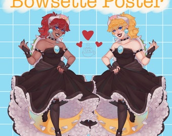 Bowsette | Etsy