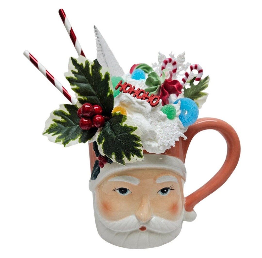 Mug With Fake Whipped Cream Topper , Birthday Gift, Faux Food, Photo ...