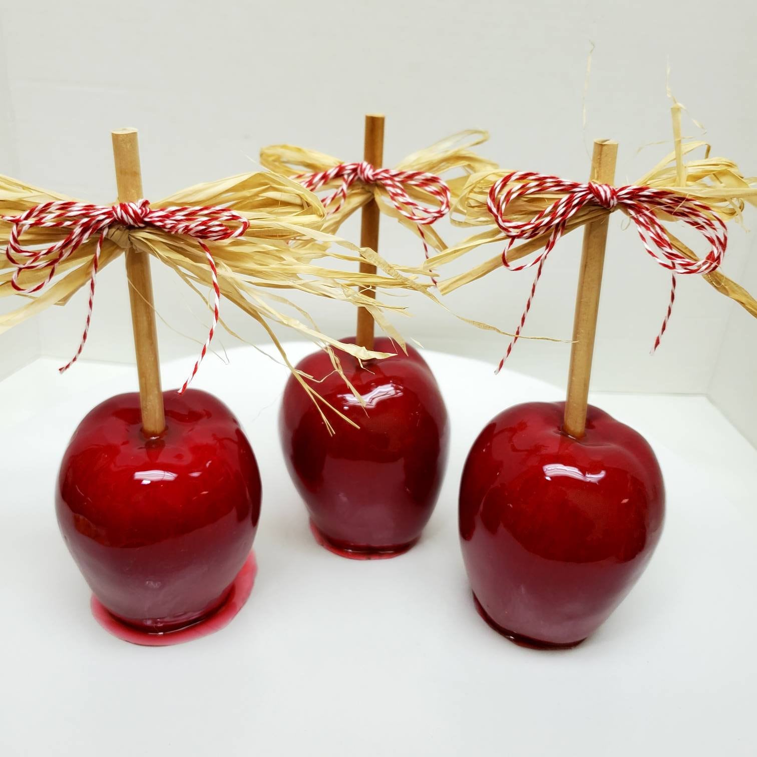 Fake Candy Apple Fake Food Photo Prop Fake Dessert Faux - Etsy