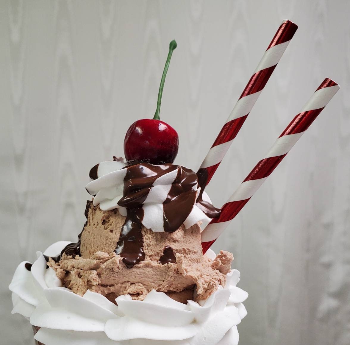 Faux Ice Cream Faux Milkshake Photo Prop Fake Dessert Fake - Etsy