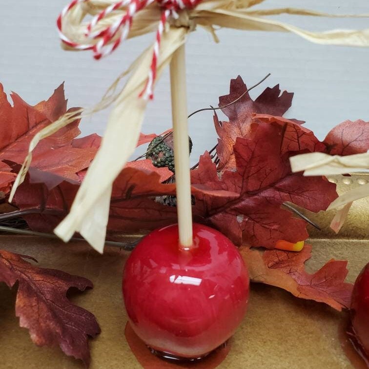 Fake Candy Apple Fake Food Photo Prop Fake Dessert Faux - Etsy