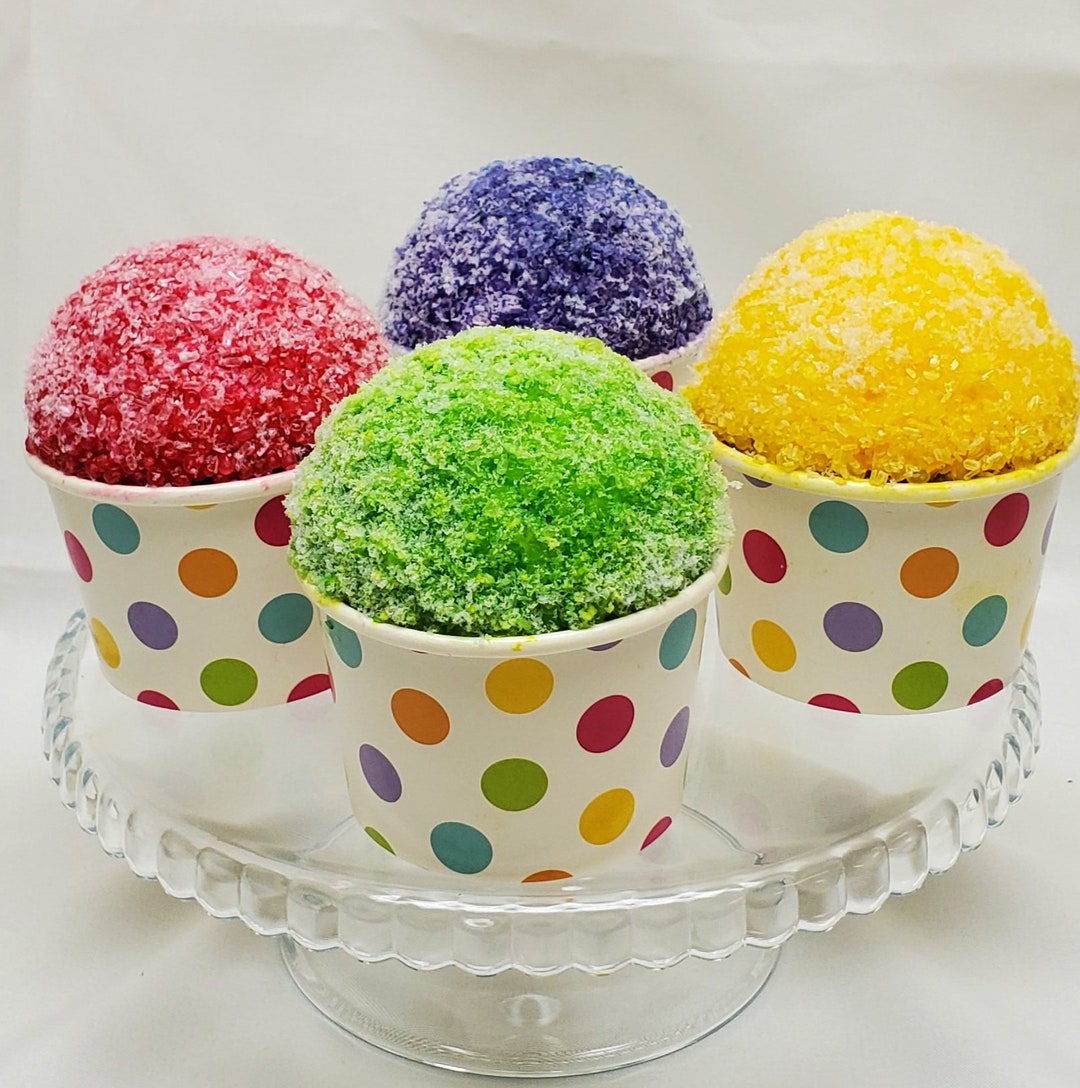 Fake Snowcone Fake Shaved Ice Fake Food Photo Prop Fake - Etsy
