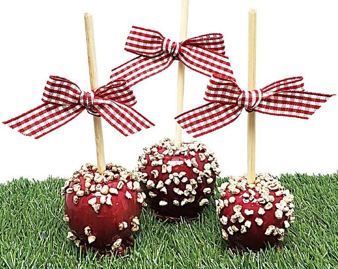 Fake Candy Apple, Red Candy Apple With Nuts, Fake Food, Photo Prop ...