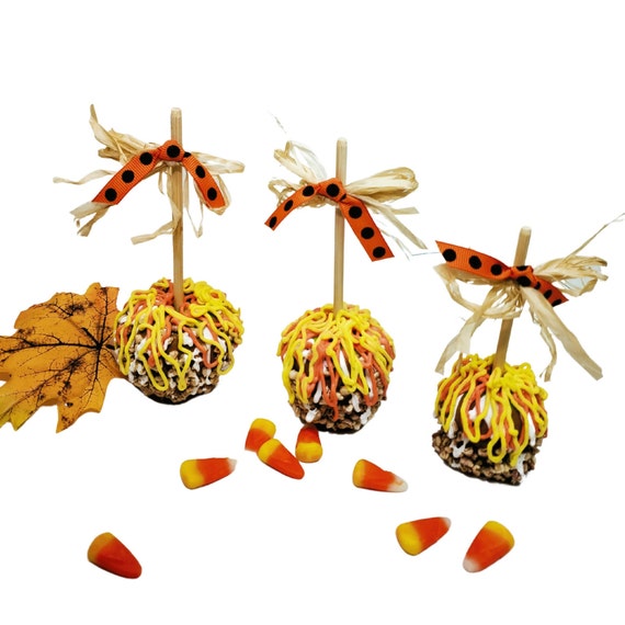 Fake Candy Apple Fake Food Photo Prop Fake Dessert Faux - Etsy