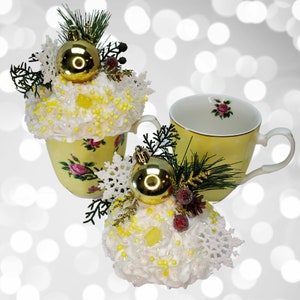 Mug With Fake Whipped Cream Topper , Birthday Gift, Faux Food, Photo ...