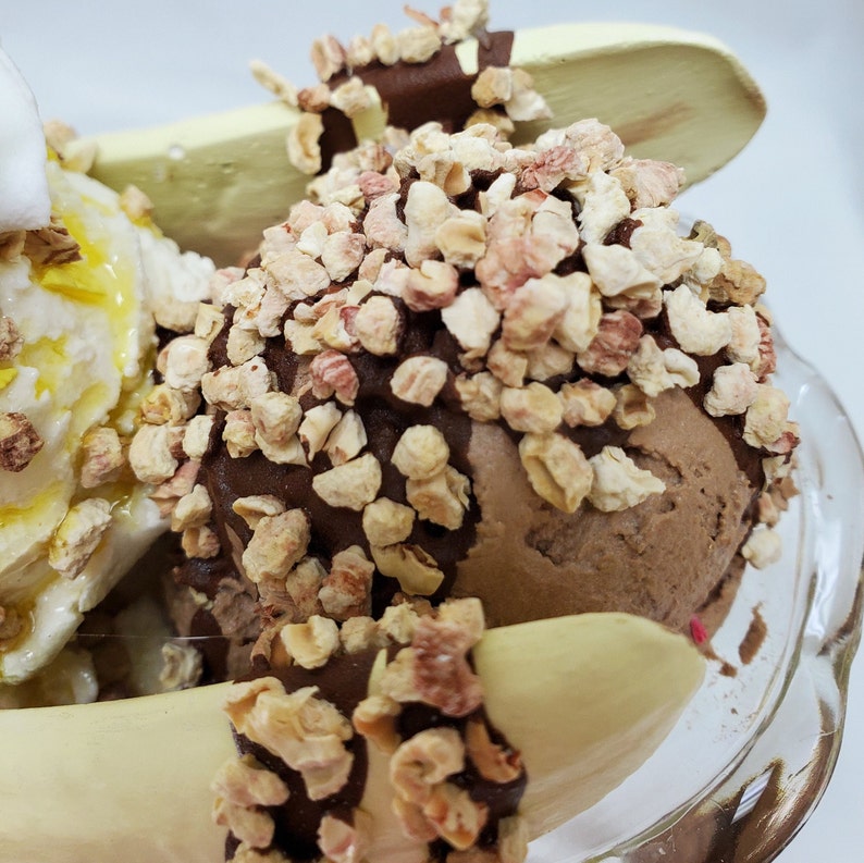 Faux Ice Cream Faux Banana Split Photo Prop Fake Dessert Etsy