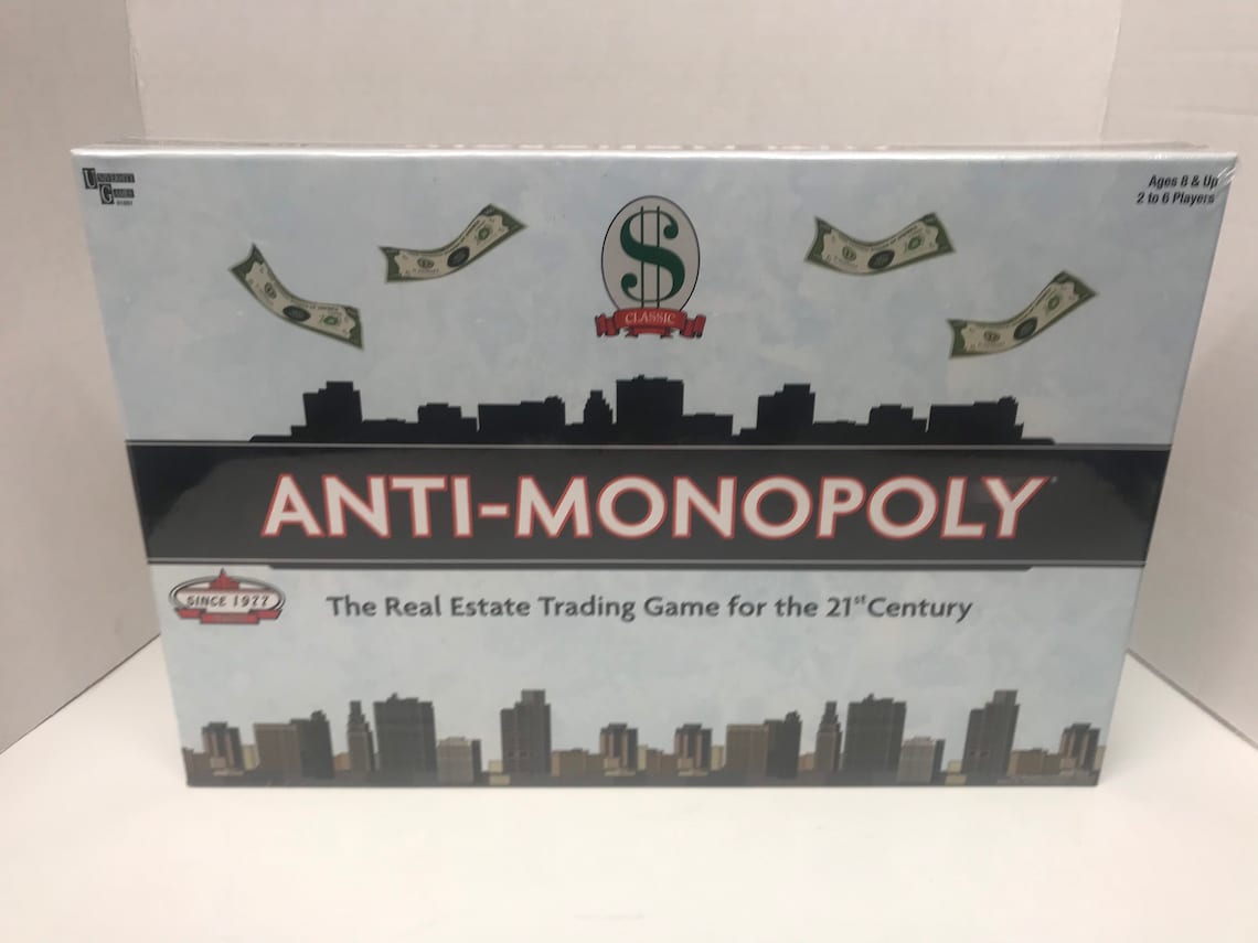 Anti-Monopoly Board Game NOS | Etsy