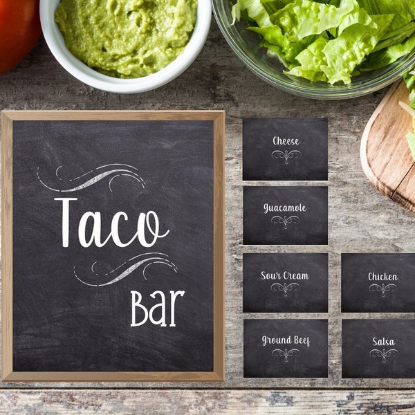 Taco Bar Sign - Etsy