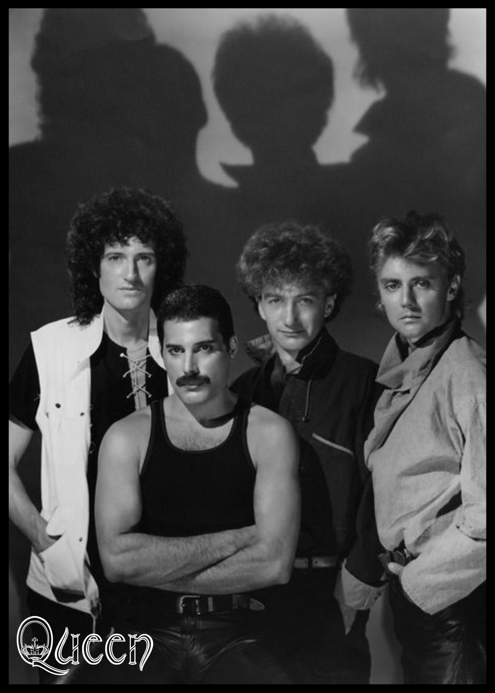 Queen B&W Poster Print - Etsy