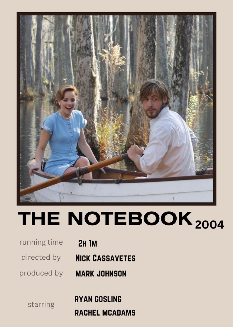 The Notebook Movie Poster Print - Etsy