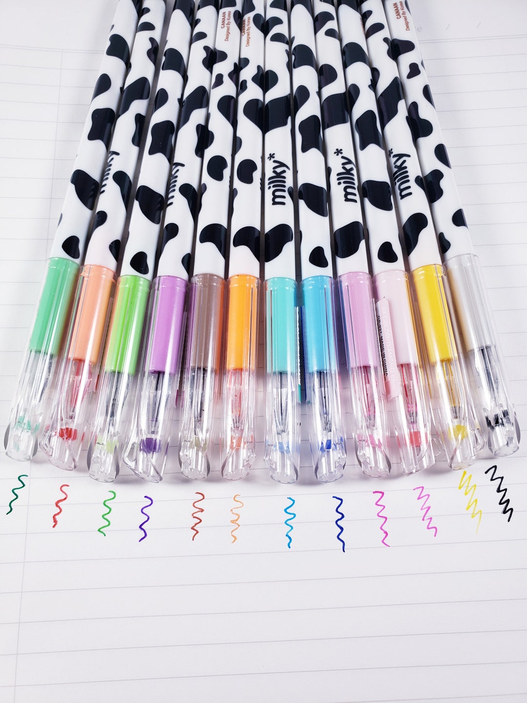 Colored Pen Set Cute Pens, Stationery, Kawaii, Bullet Journal, Gel Pens ...