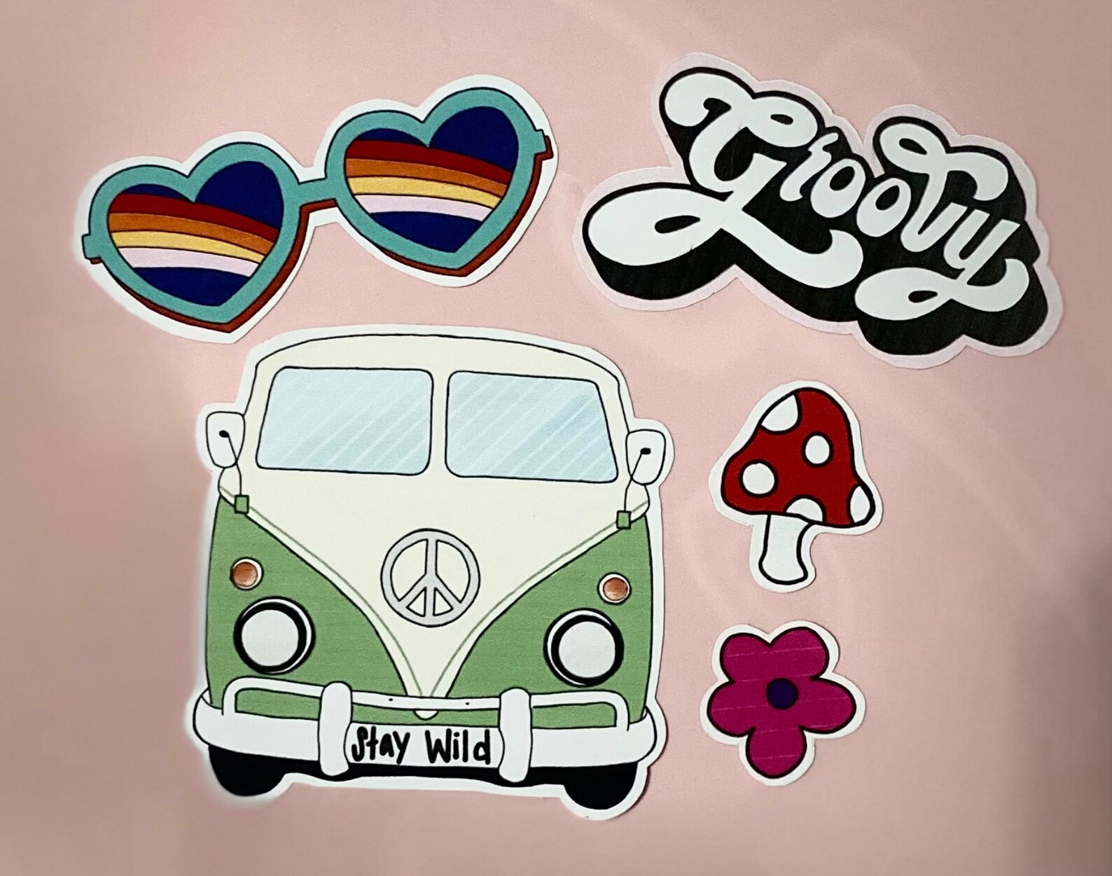 70s Style Sticker Pack Laptop Stickers - Etsy