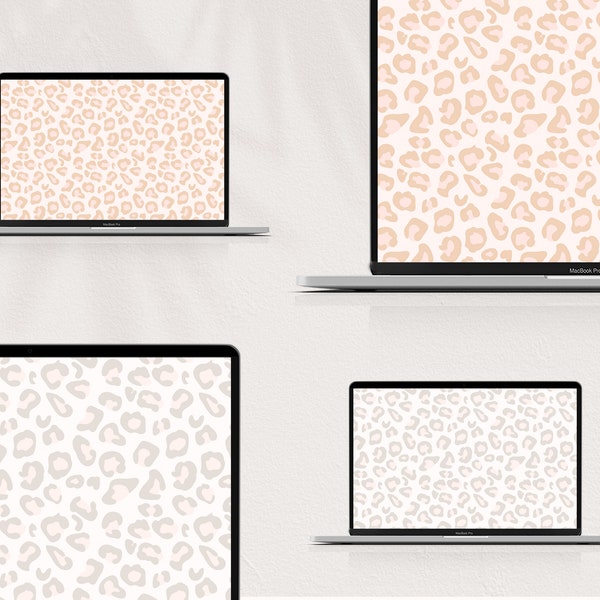 Leopard Print Desktop Wallpaper - Etsy