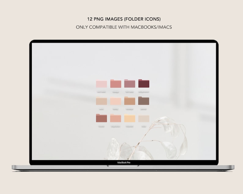 Folder Icons for Mac Desktop Folder Icons Macbook Desktop - Etsy