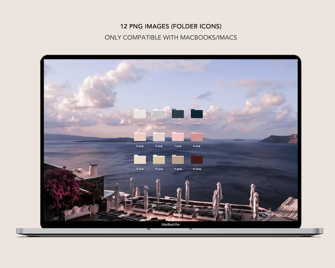 Folder Icons for Mac Desktop Folder Icons Macbook Desktop - Etsy