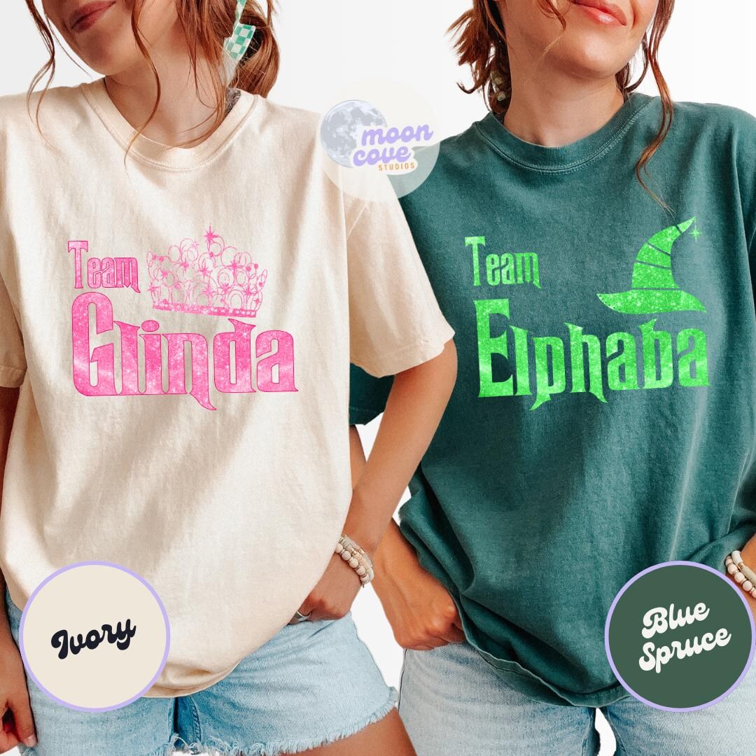 Team Glinda Team Elphaba Wicked for Good Era Comfort Colors Shirt Tee ...