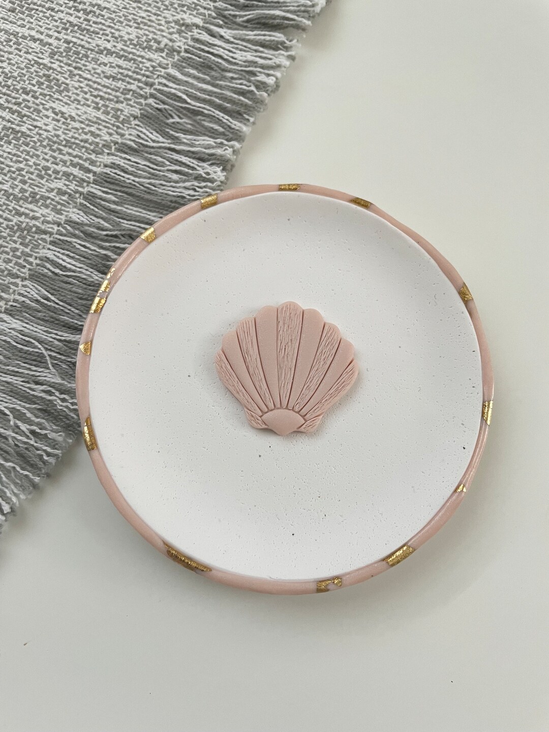 Trinket Dish Polymer Clay Trinket Dish Clay Home Decor Handmade Gifts ...