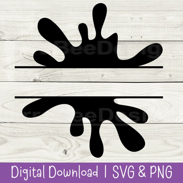 Paint Splats Svg - Etsy