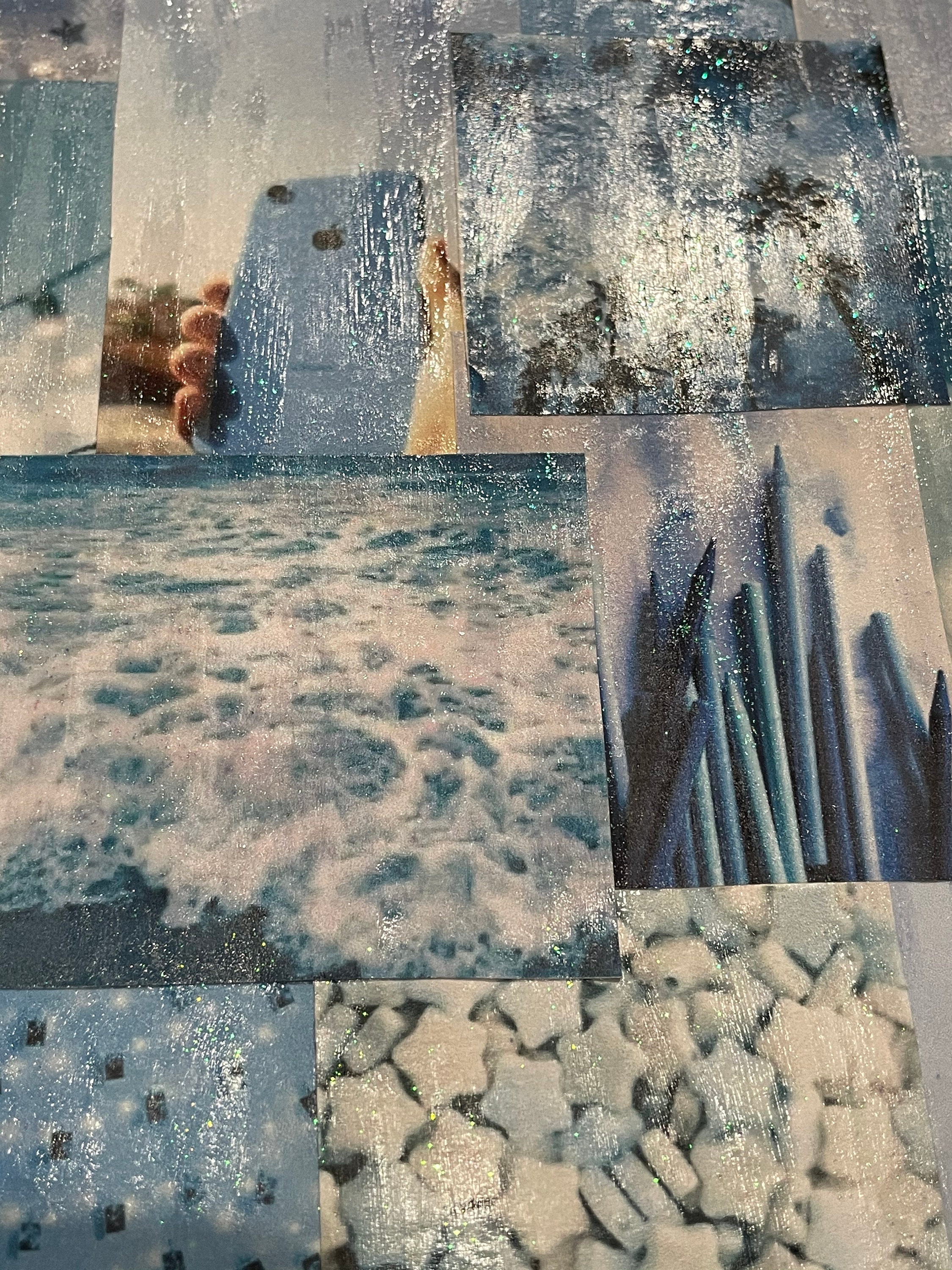 VSCO Canvas Collage- Blue Aesthetic (8 X 10 In. Canvas) - Etsy