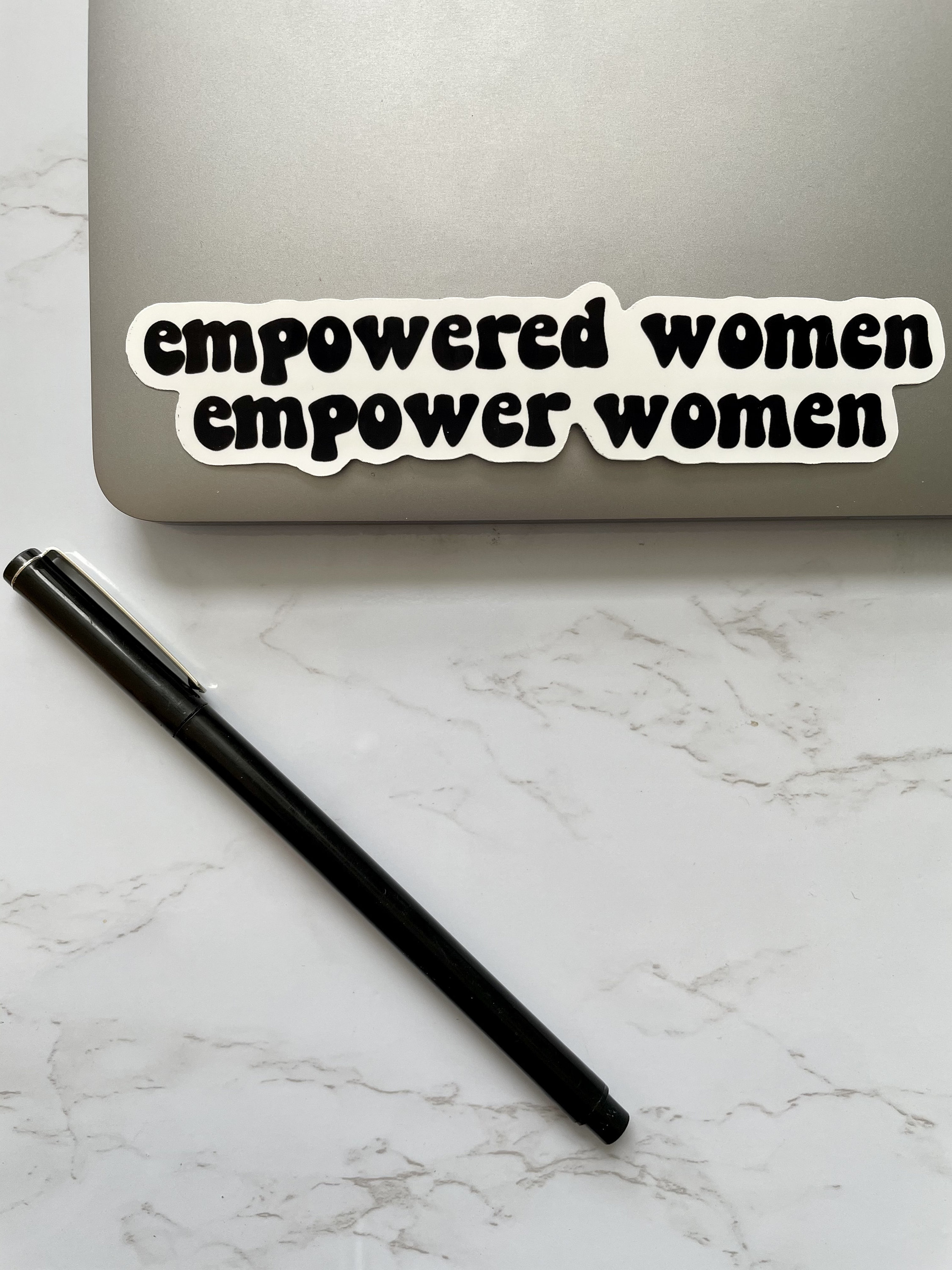 Empowered Women, Empower Women Sticker Water Bottle Sticker, Laptop ...