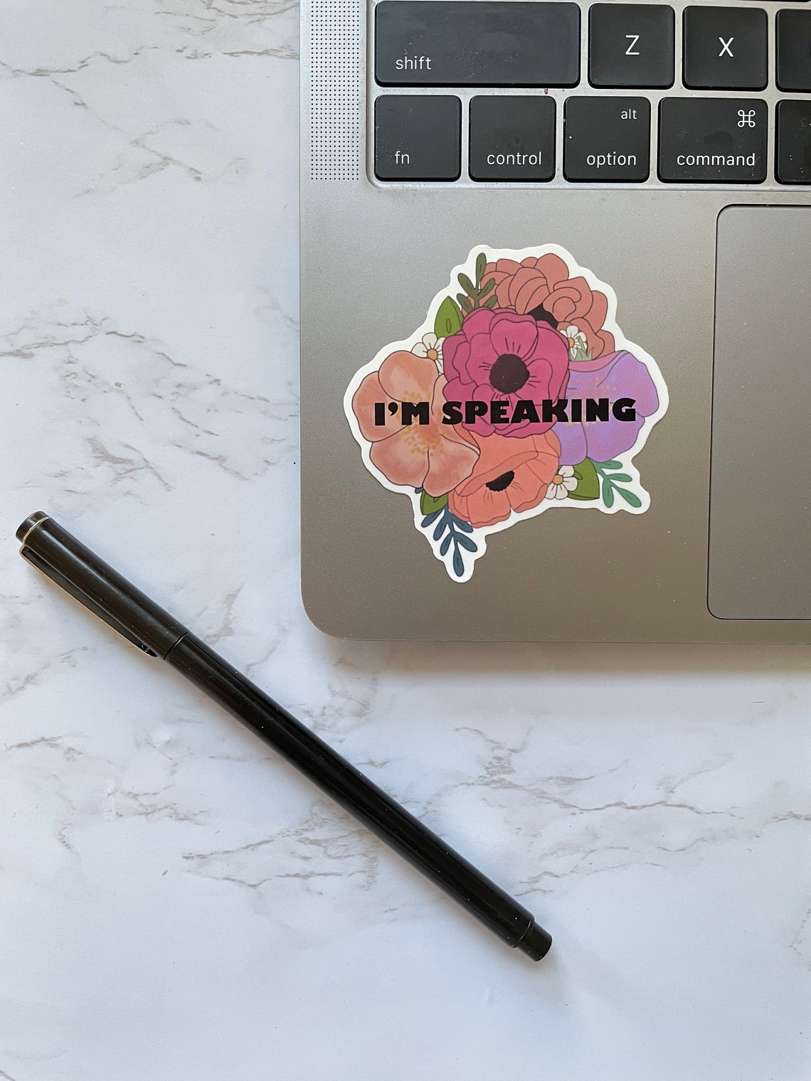 I'm Speaking Sticker Aesthetic Sticker Water-resistant - Etsy
