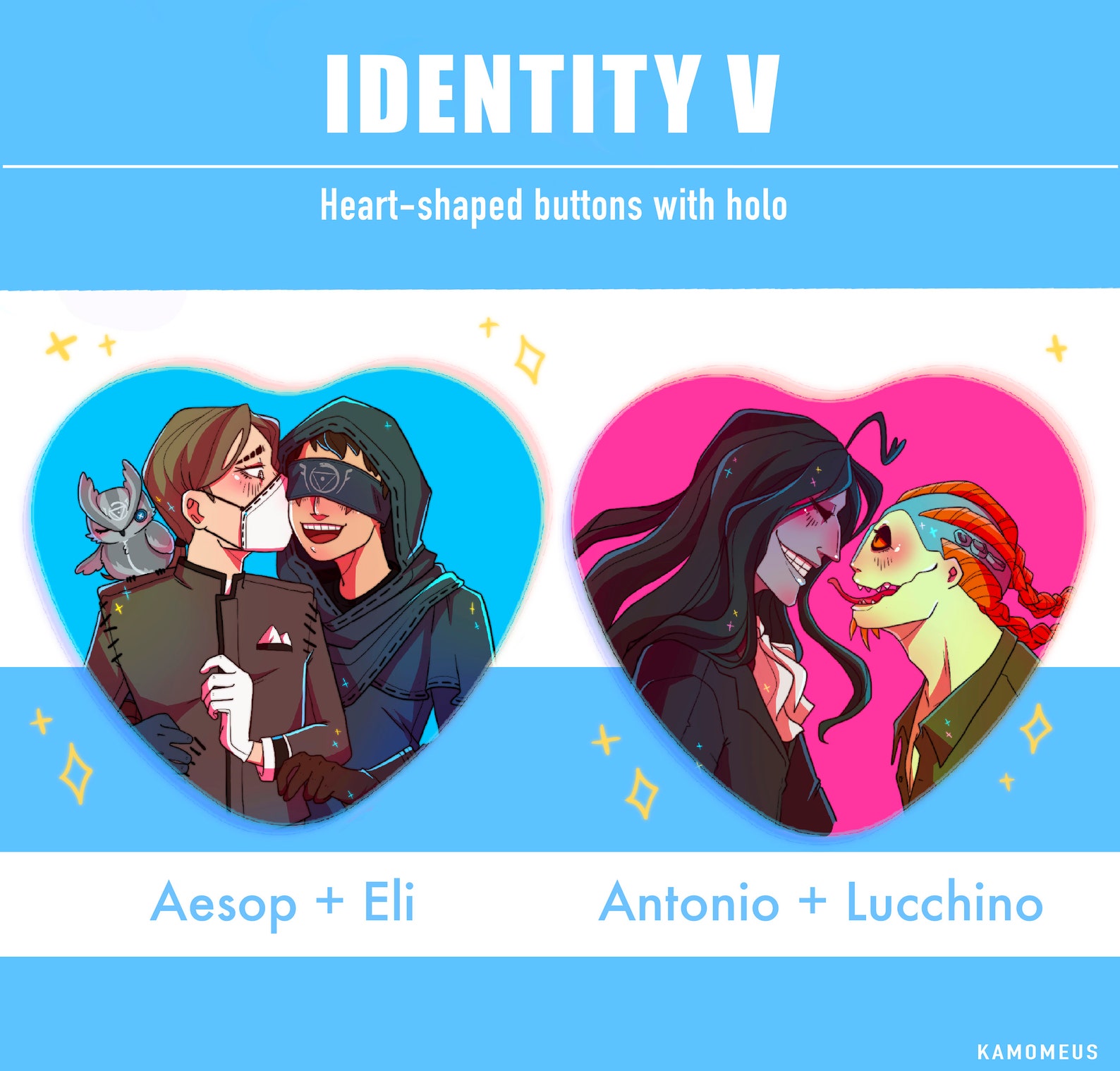 IDV Heart Buttons - Etsy