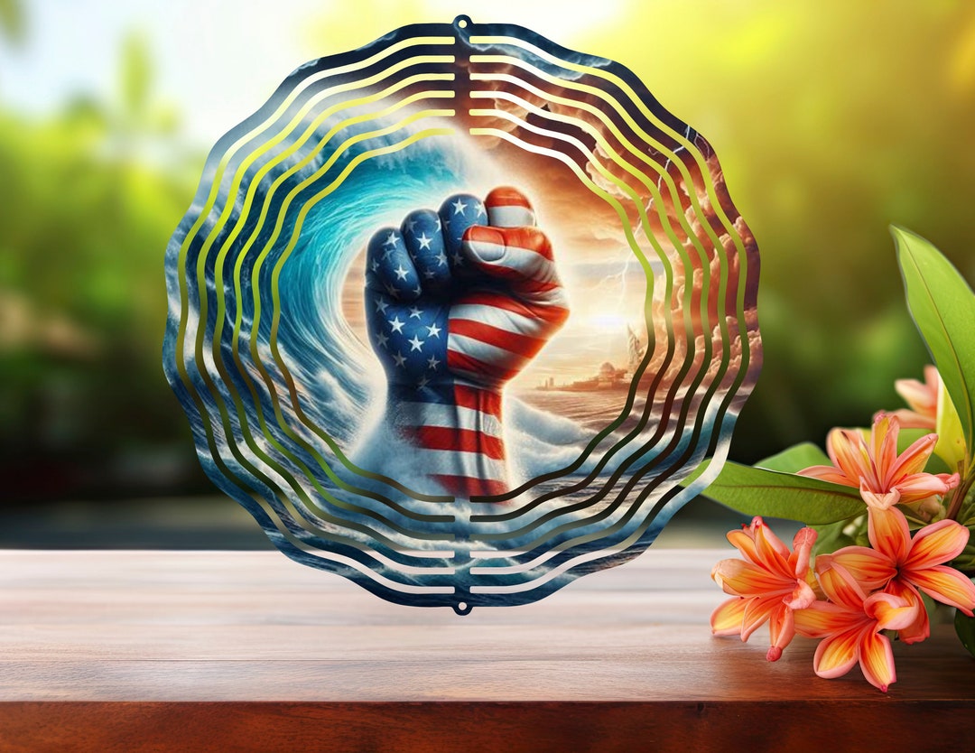 Fist Wind Spinner - Etsy