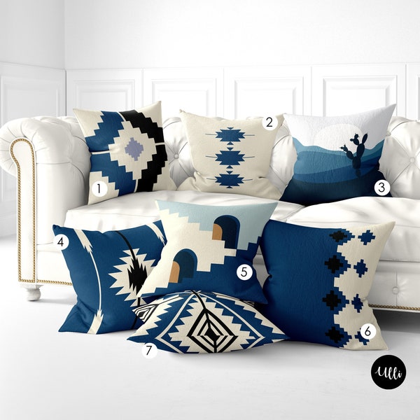 Navy Blue Pillows - Etsy