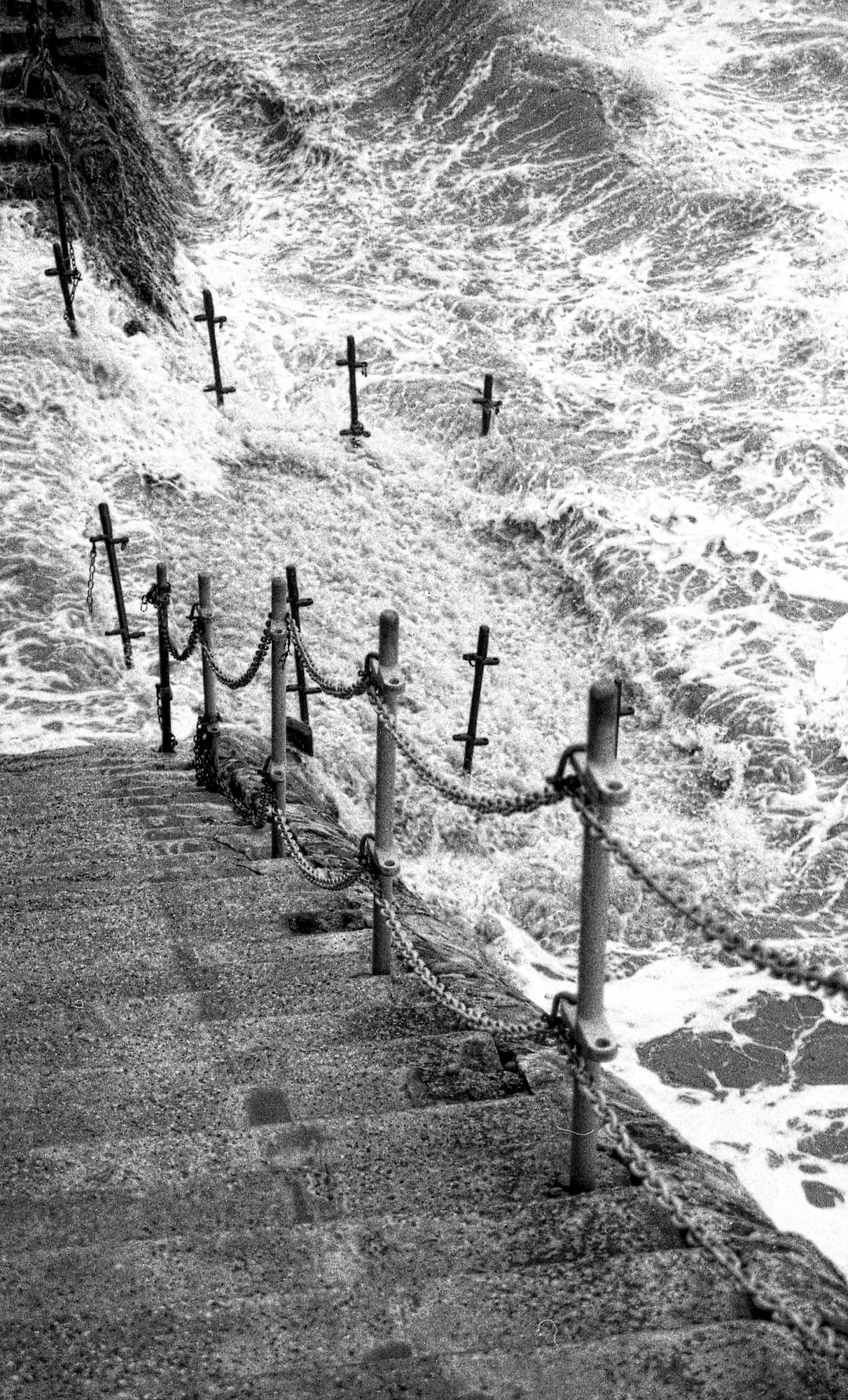 Tidal Beach Steps, Blackpool, UK (1998) - Instant Digital Download ...