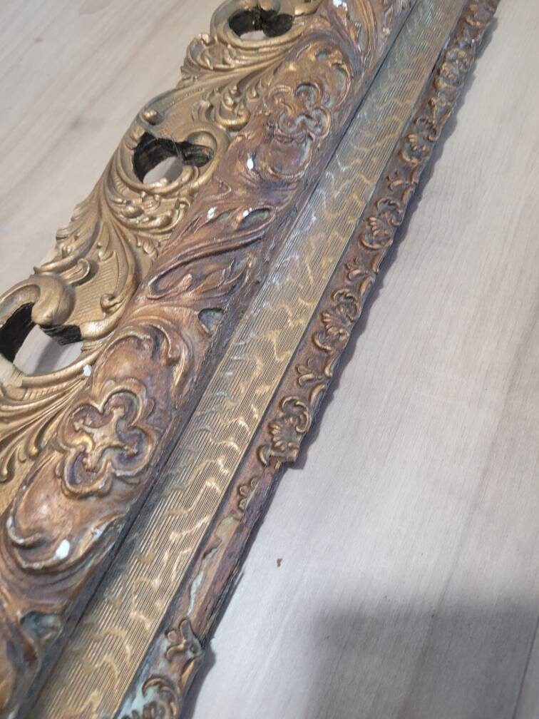 Antique Frame Gold Gesso Baroque Rococo on Wood Frame Hollywood Glam ...
