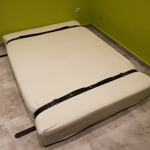 Leather Bed Restraint Set - Etsy