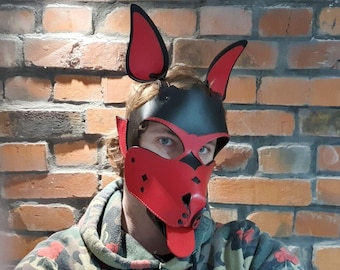 Puppy Play Mask - Etsy
