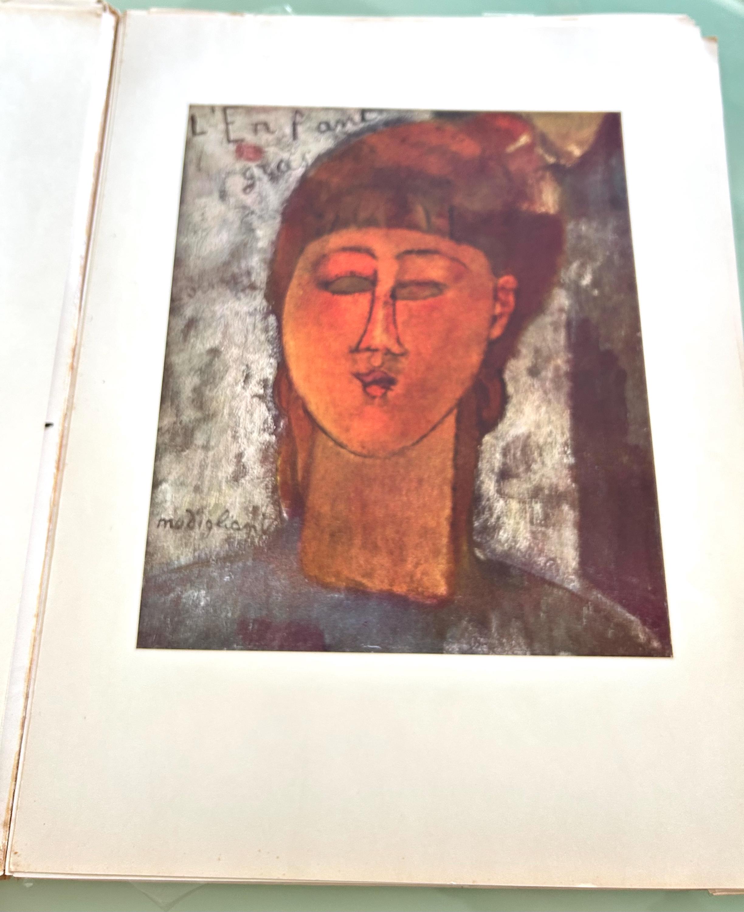 Vintage 1953 MODIGLIANI - an Abrams ART BOOK With 16 Beautiful Colour ...