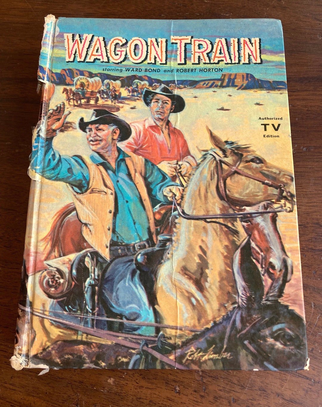 Vintage 1959 wagon Train Book From Whitman Publishing Company ...