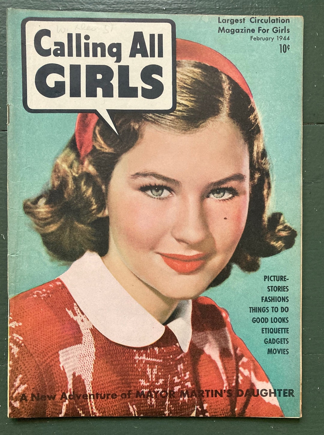 Vintage February 1944 Magazine "calling ALL Girls" - Etsy