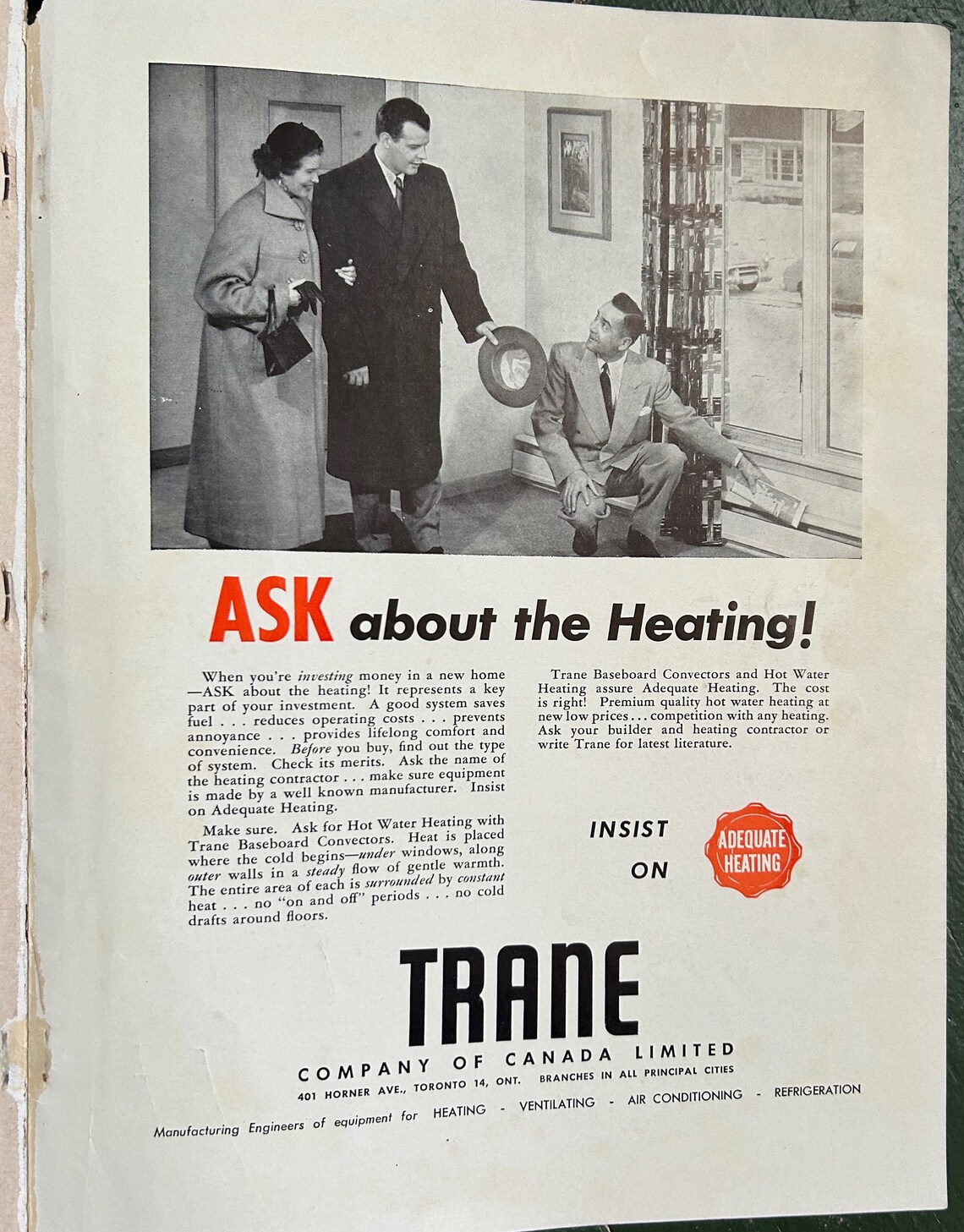 VINTAGE Mid-summer 1955 HOME BUILDING in Canada Architectural ...