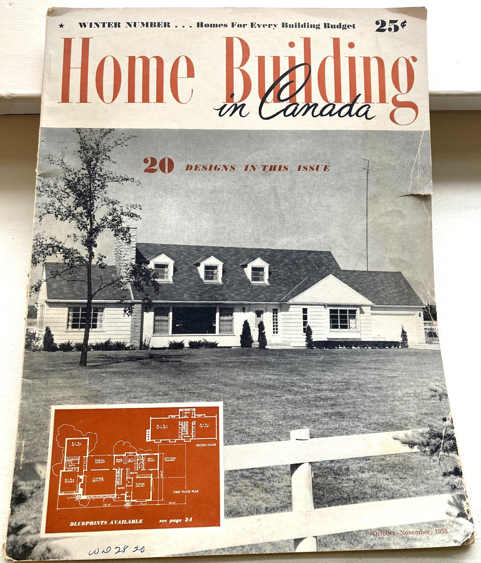 VINTAGE October-november 1955 HOME BUILDING in Canada Architectural ...