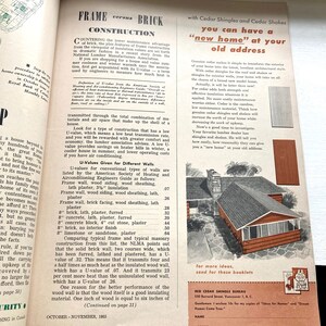 VINTAGE October-november 1955 HOME BUILDING in Canada Architectural ...