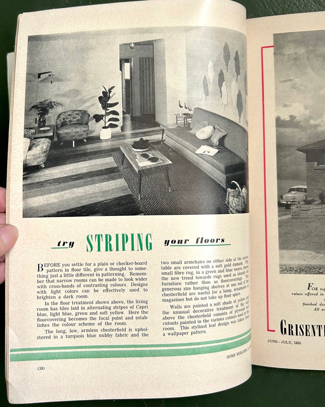 VINTAGE Mid-summer 1955 HOME BUILDING in Canada Architectural ...