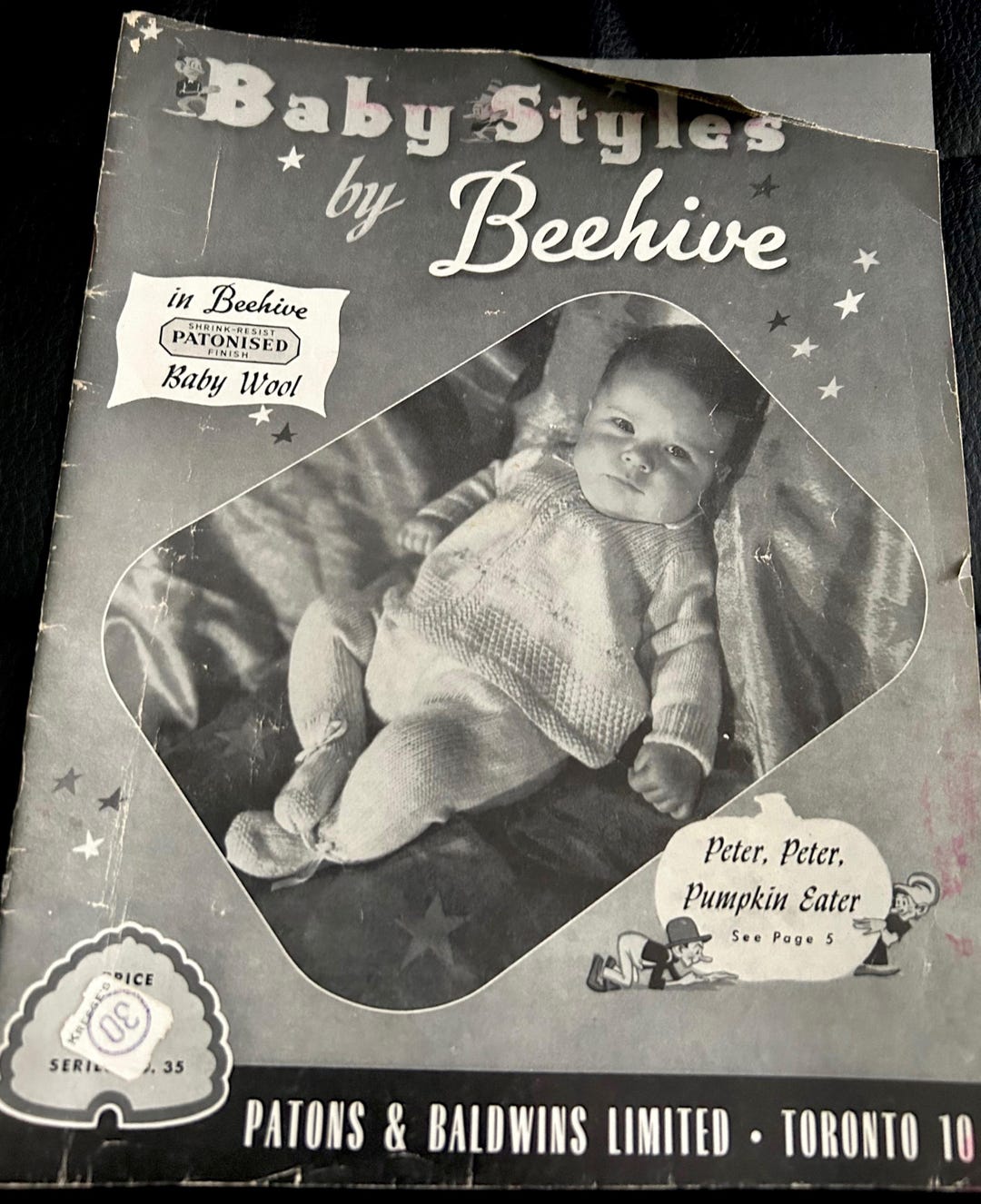 Vintage 1950s BABY STYLES by BEEHIVE Series No 35 - Etsy