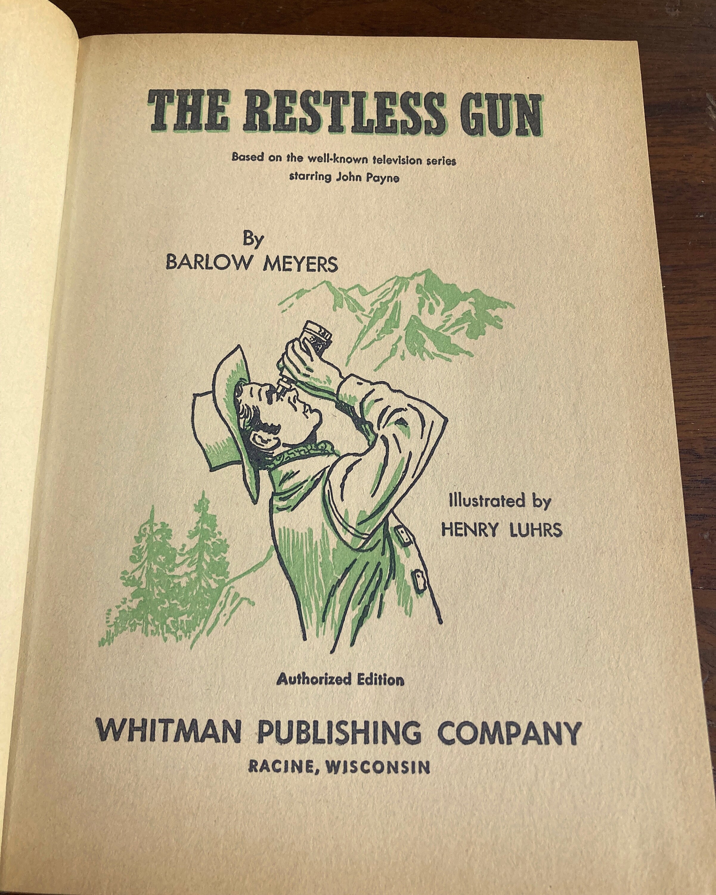Vintage 1959 the RESTLESS Gun Book From Whitman - Etsy