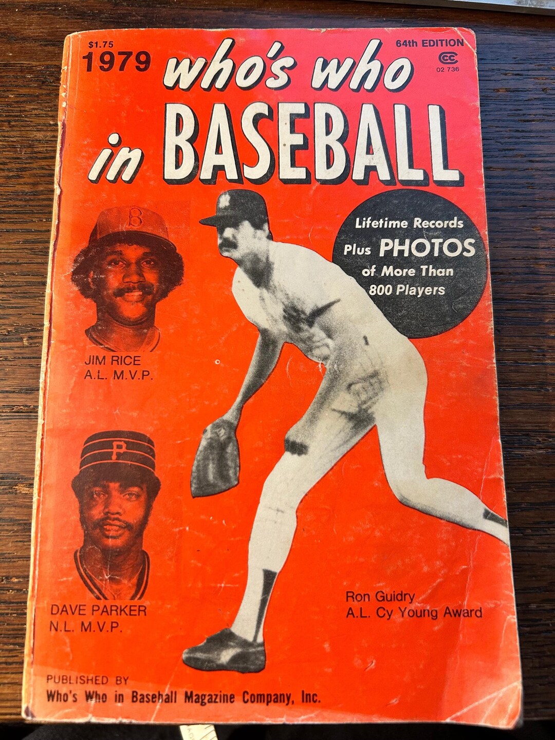 Vintage WHO'S WHO in BASEBALL - 1979 With Photos of More Than 800 ...