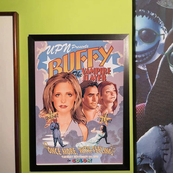 Buffy the Vampire Slayer Poster - Etsy