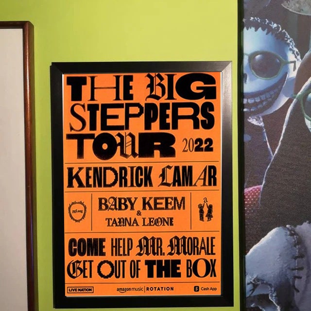 Kendrick Lamar Concert Poster